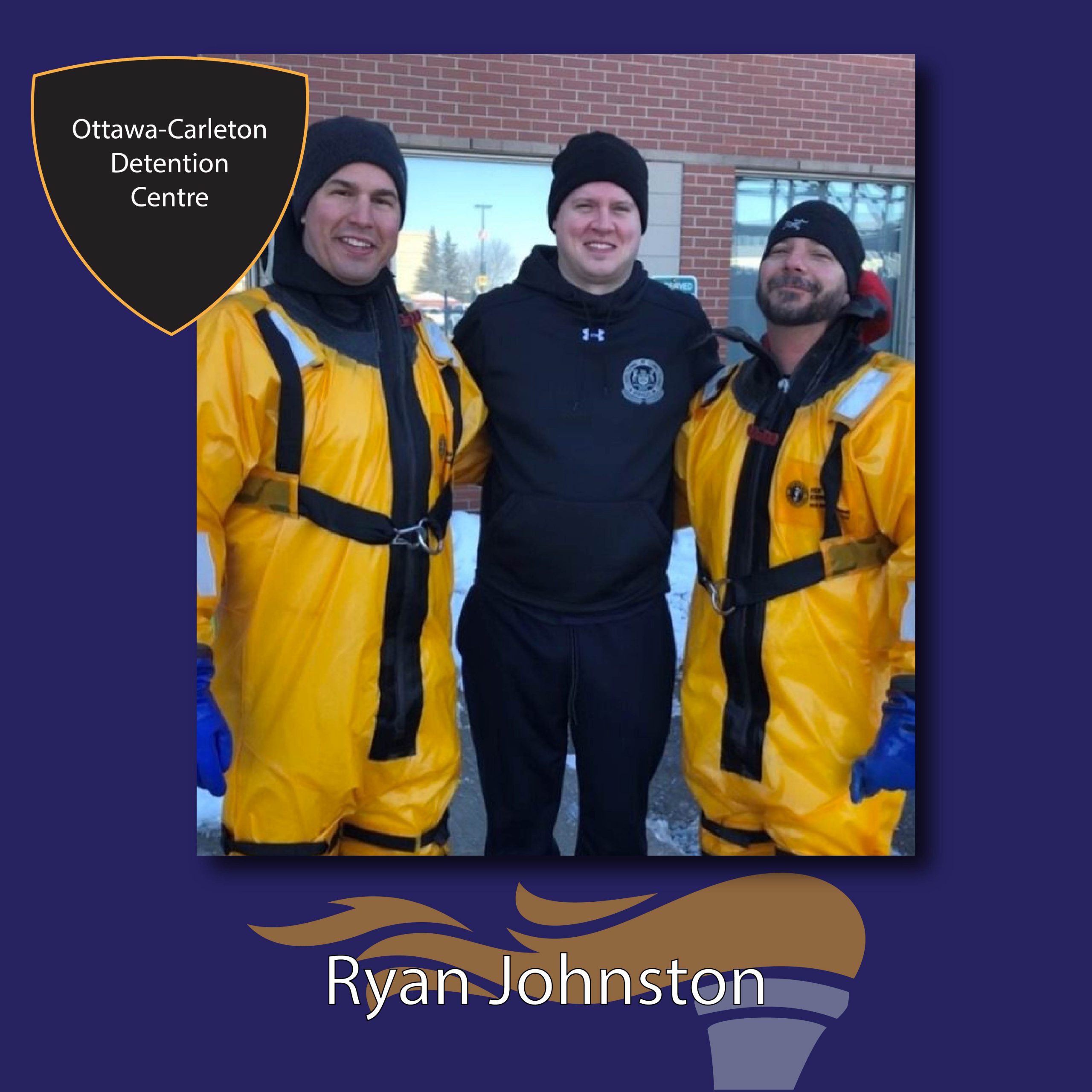 Ryan Johnston, Ottawa-Carleton Detention Centre | Torch Run Ontario